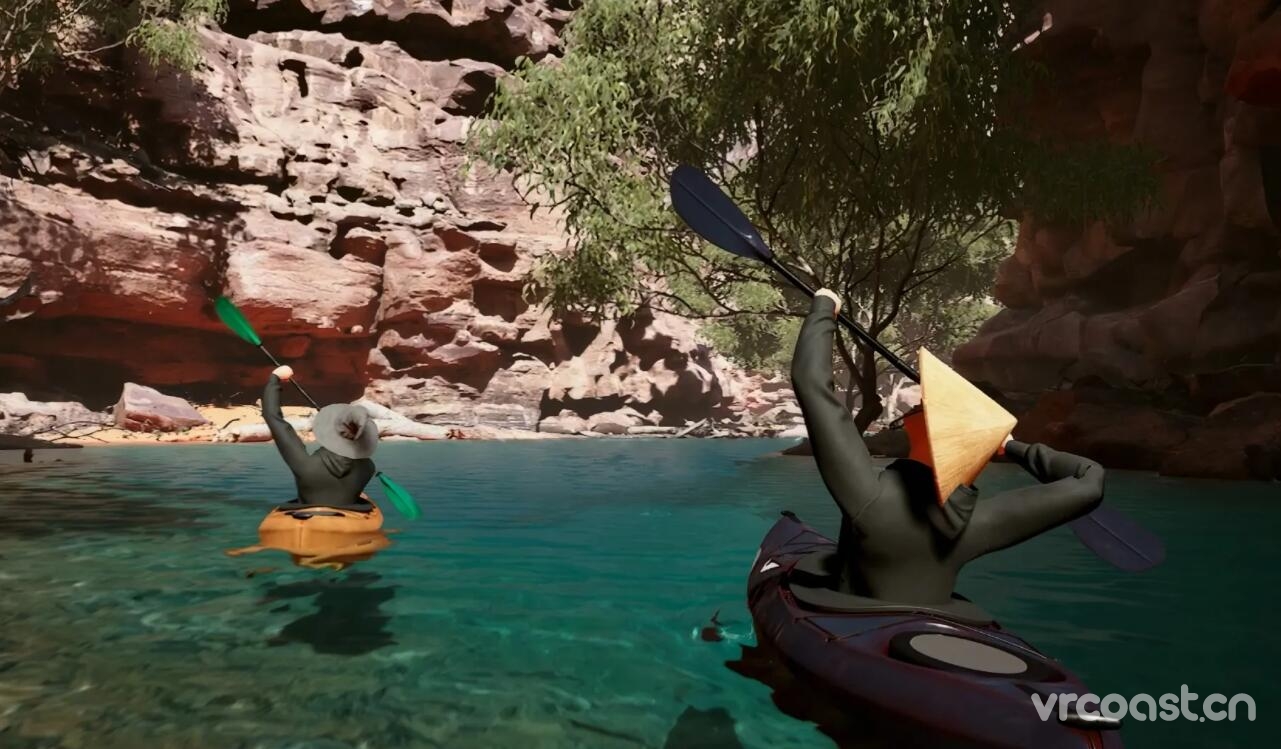 皮划艇VR（Kayak VR：Mirage）PCVR和PSVR2更新后支持多人游戏-VRcoast带你玩转VR,国内VR虚拟现实新闻门户网站,为您提供VR虚拟现实等新闻咨询。